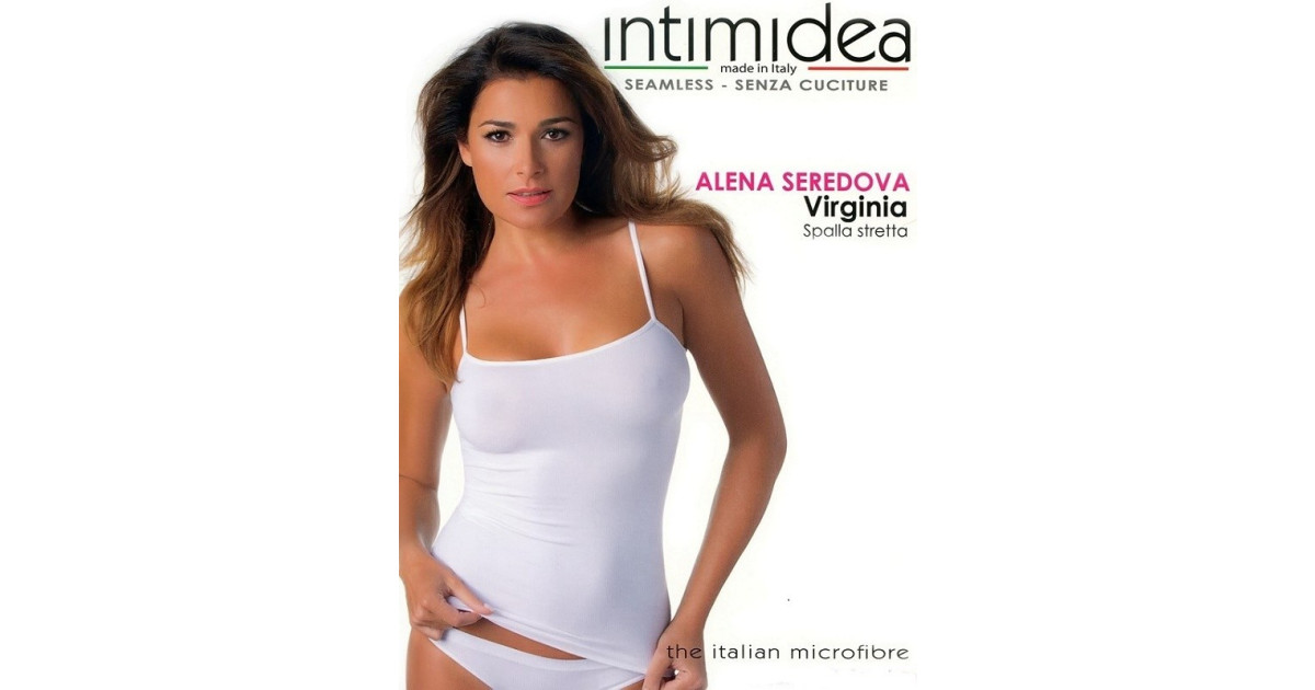 Купить майка intimidea virginia canotta spalla stretta s/m, bianco (белый) с доставкой